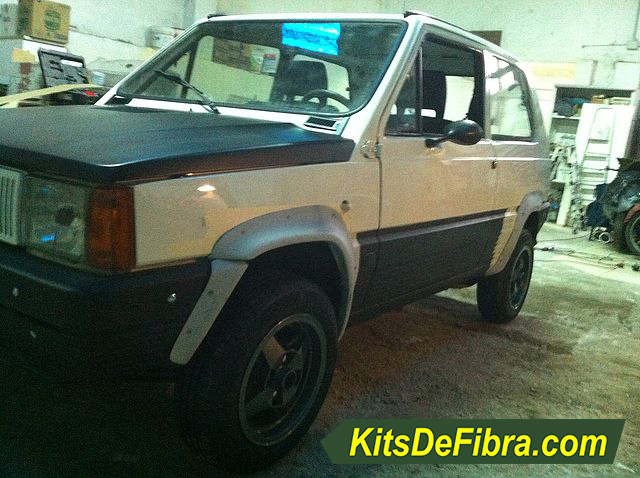 "Dakar" Seat Panda 4x4 Fibreglass wheel arches